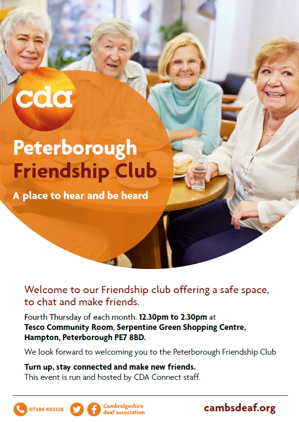 Peterborough Friendship Club - Across Peterborough